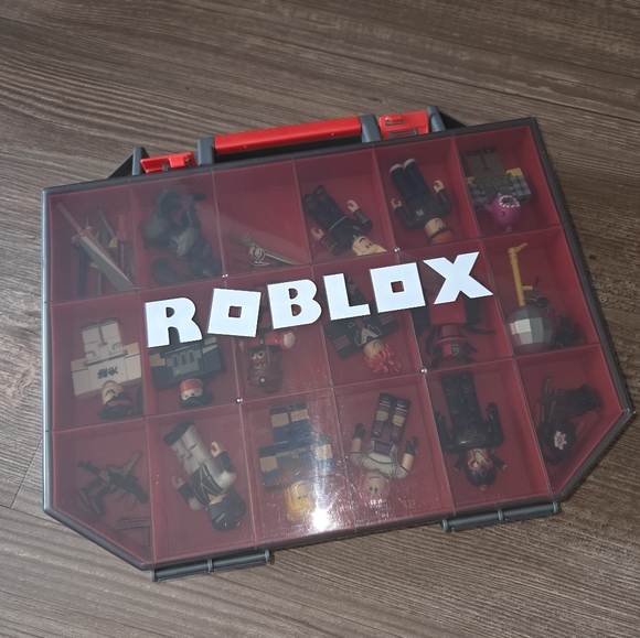 roblox | Toys | Roblox Red Storage Case With Figures | Poshmark